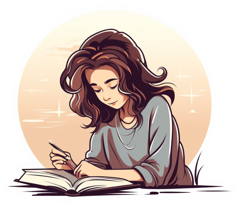 Free Digital Journal Girl Stickers (Printable)