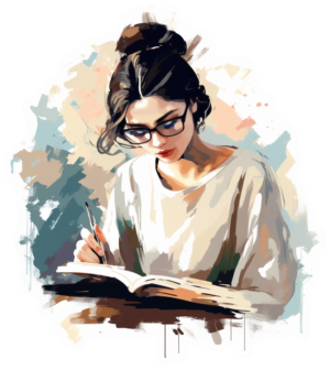 Free Digital Journal Girl Stickers (Printable)
